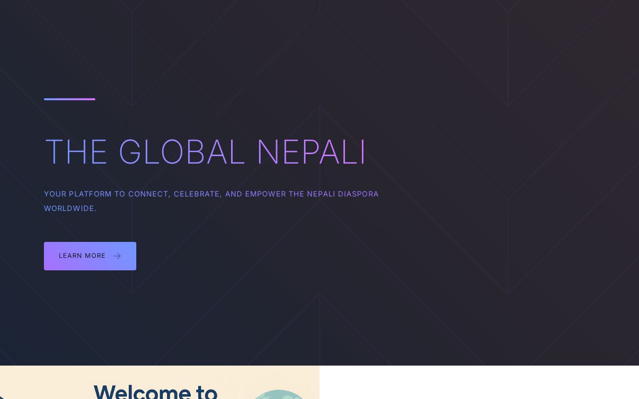 Platform to connect, celebrate, and empower the Nepali diaspora worldwide.